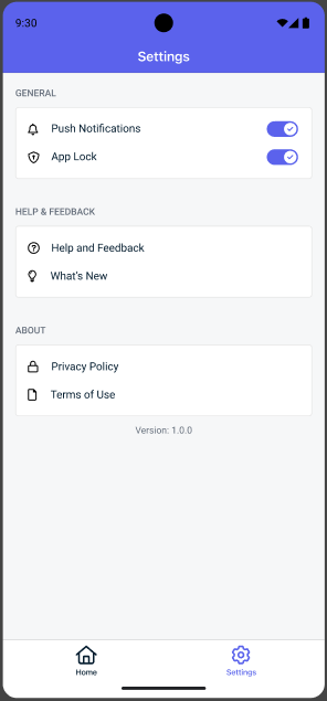 Process to set up push multi-factor authentication