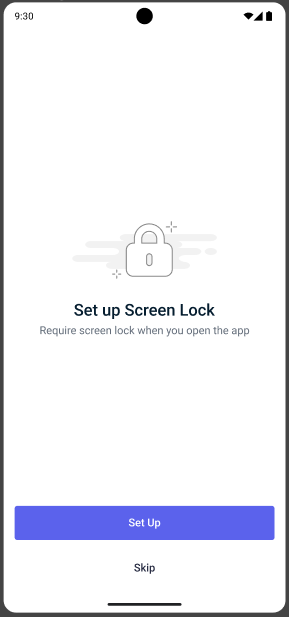 Process to set up push multi-factor authentication