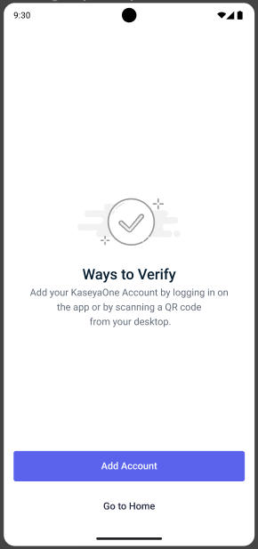 Process to set up push multi-factor authentication