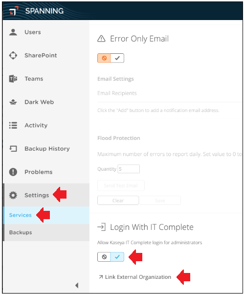 Enable Log In with KaseyaOne